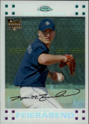 2007 Topps Chrome White Refractors #306 Ryan Feierabend /660 - NM-MT | eBay