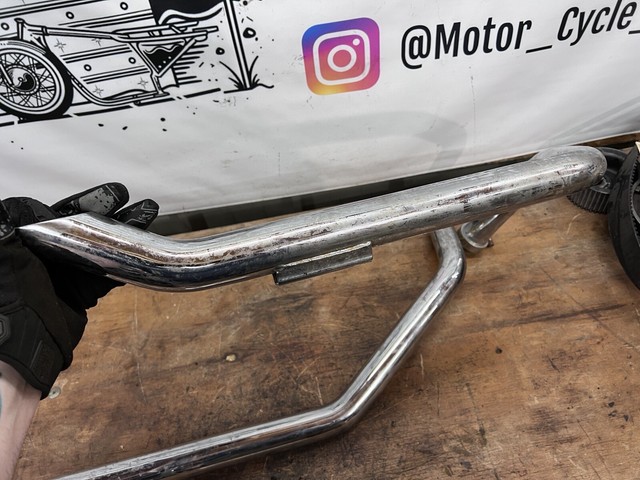 Cycle Shack - PHD-110GN - 1 3/4in. Drag Pipes Exhaust System, Gooseneck ...