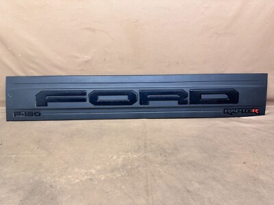 2021-2024 Ford F-150 F150 Raptor "R" Rear Applique Tailgate Panel Trim ...