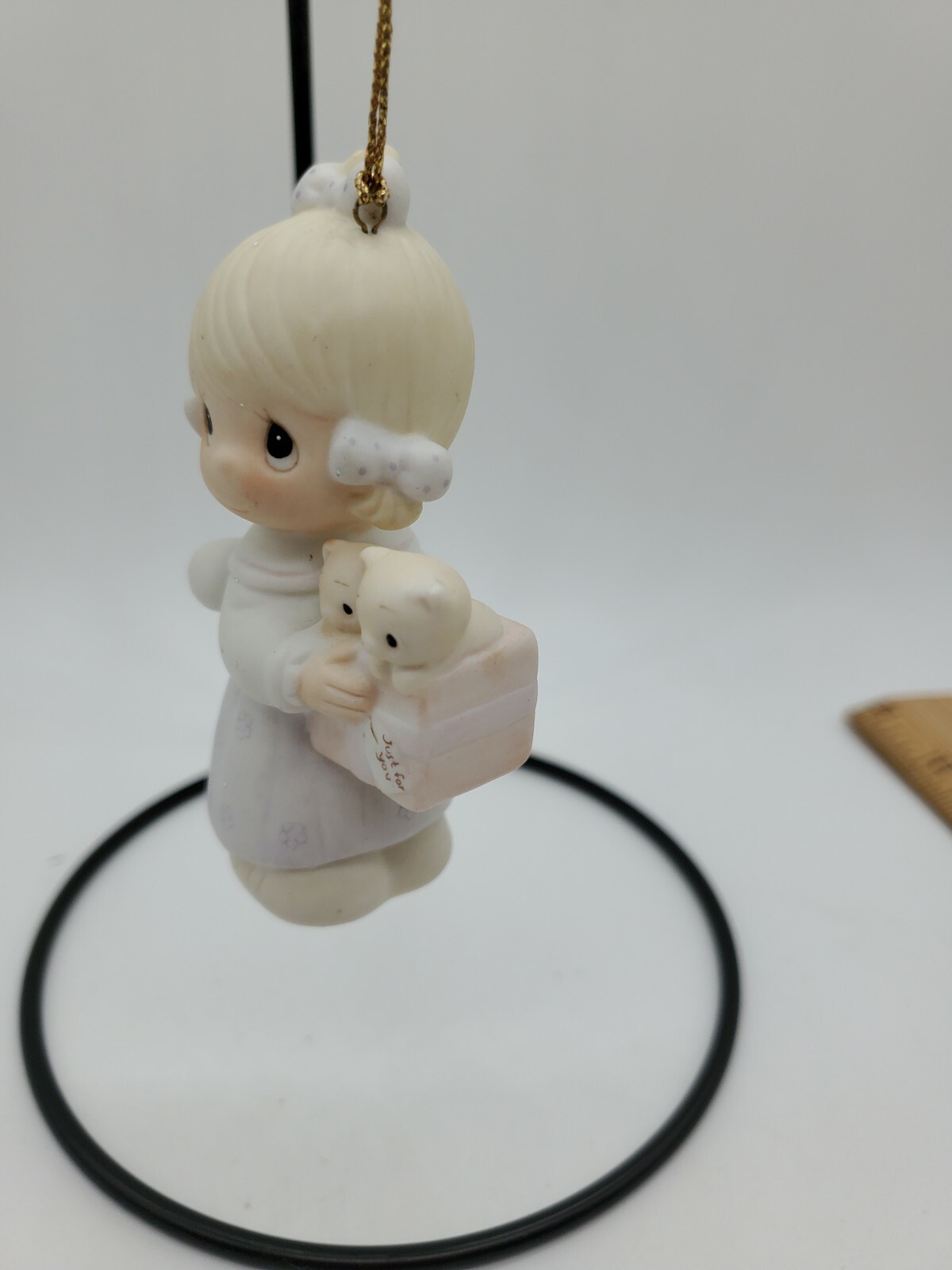 Precious Moments Baby Girl Ornament 1983 Jonathan & David No Box (b74 ...