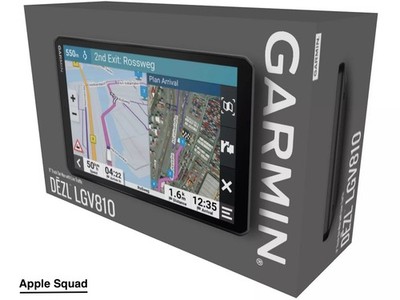 GARMIN DEZL LGV810 8" TRUCK SAT NAV HGV LORRY BUS CAR GPS *HALFORDS RRP ...