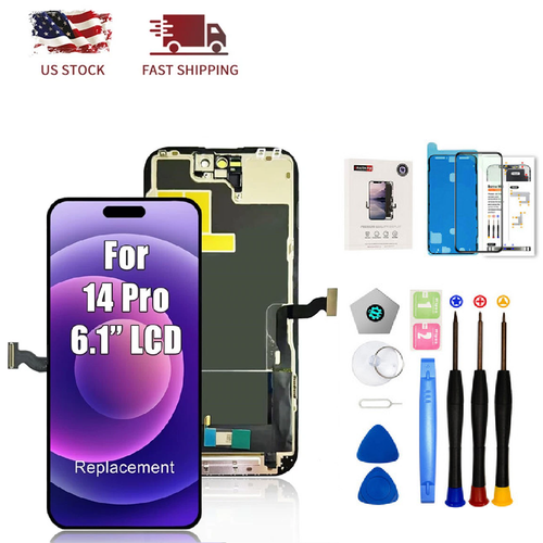 For iPhone 14 Pro Screen Replacement LCD Display Touch Digitizer Full ...