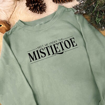 MISTLETOE CHRISTMAS JUMPER - Unisex, Sweater, Xmas Outfit, Novelty, XS ...
