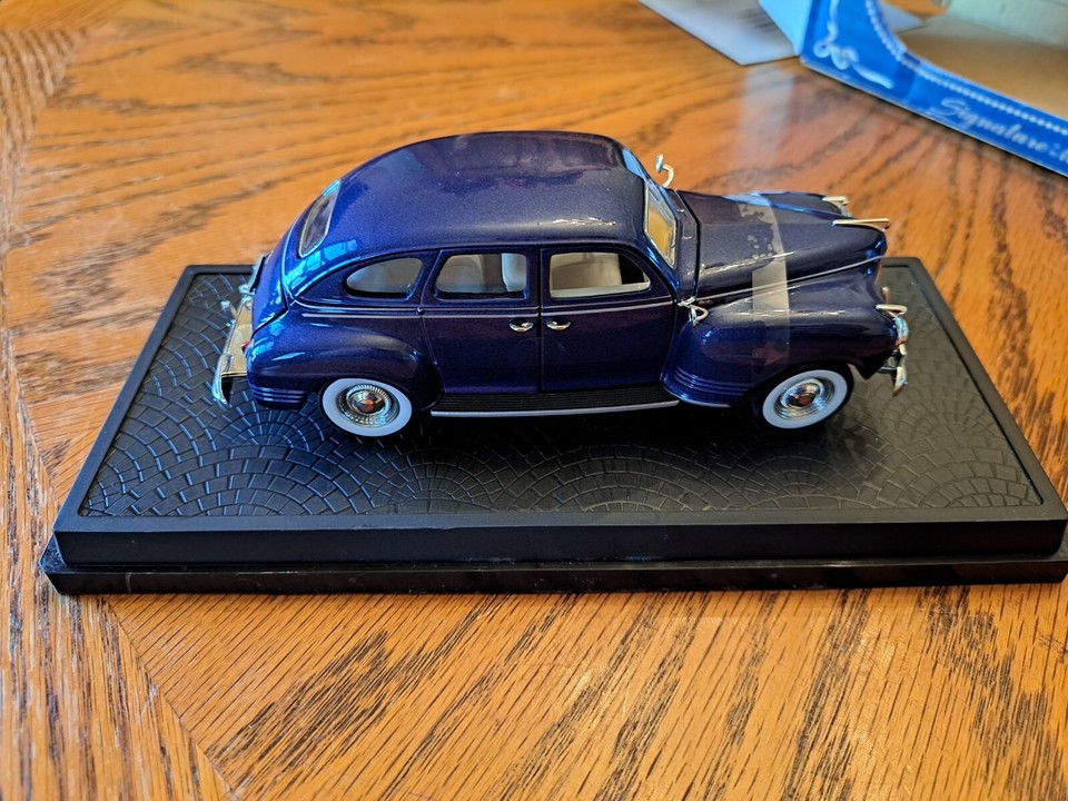 Signature Models Diecast 1941 Plymouth Sedan, Blue, 1:32, NIB | eBay