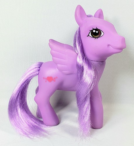GI-GI WONDER PONY Figure | Purple Pegasus | Heart & Music Notes Symbol ...