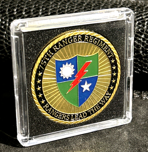 UNITED STATES ARMY 75TH Ranger Regiment Special Ops Challenge Coin WITH ...