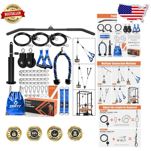 Adjustable Pulley System for Strength Training - Perfect for Home Gym ...