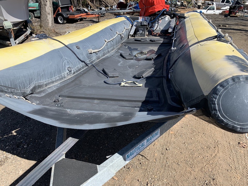 DEMAREE inflatable boats DIB 17 Ft Sea Sled Rescue White Water ...