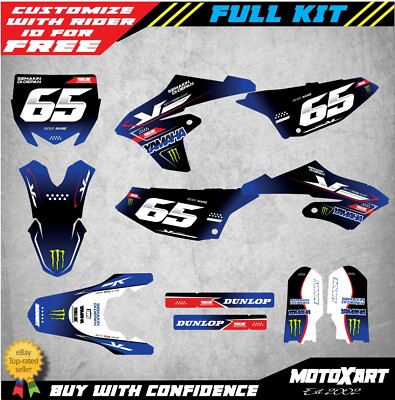 Custom graphics for Yamaha YZ 65 FURY STYLE full sticker kit decals ...