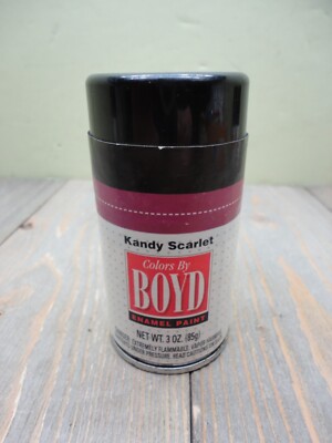 Testors Colors By Boyd Kandy Scarlet Enamel Spray Paint #52902 3oz New ...