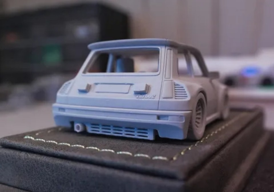 Renault R5 Turbo II| Model Kit Car 3d printed. High Quality Build ...