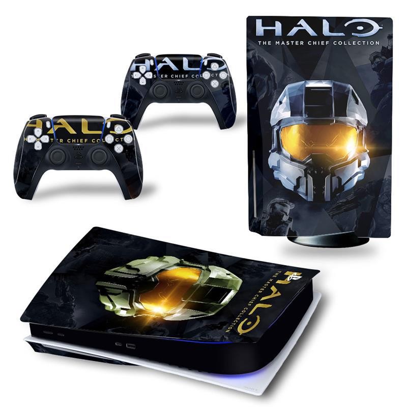 For Ps5 Cd-Rom Board Stickers Digital Version Film Game Halo Killer ...