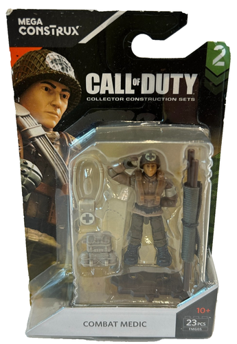 Call of Duty 2 MEGA Construx Combat Medic Figure series 2 NEW ...