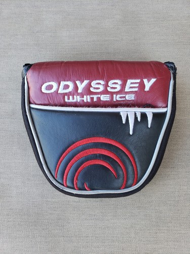 Odyssey White Ice Putter Head Cover Magnetic Closure Red Black | eBay