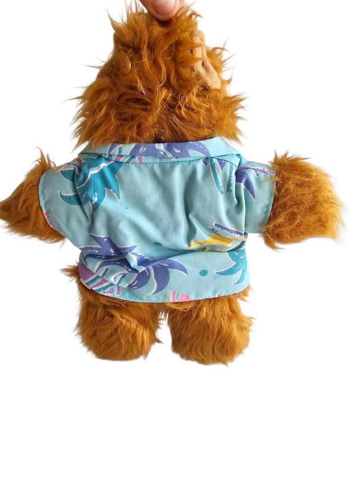 Vintage 1988 ALF Alien Hand Puppet Hawaiian Shirt | eBay