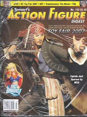 ACTION FIGURE DIGEST # 152 MAGAZINE TOMART'S TOY FAIR 2007 WWE ...