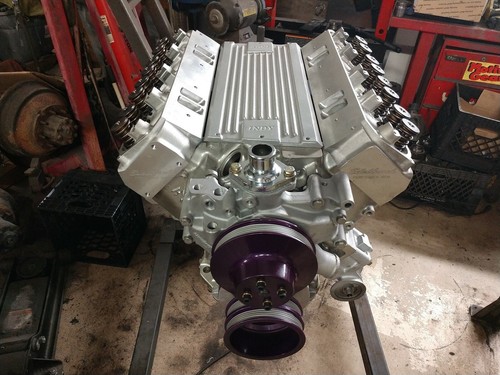 MOPAR DODGE 440-500 CI ENGINE HI PERF COMPLETE ASSEMBLY SOLID CAM 600HP ...