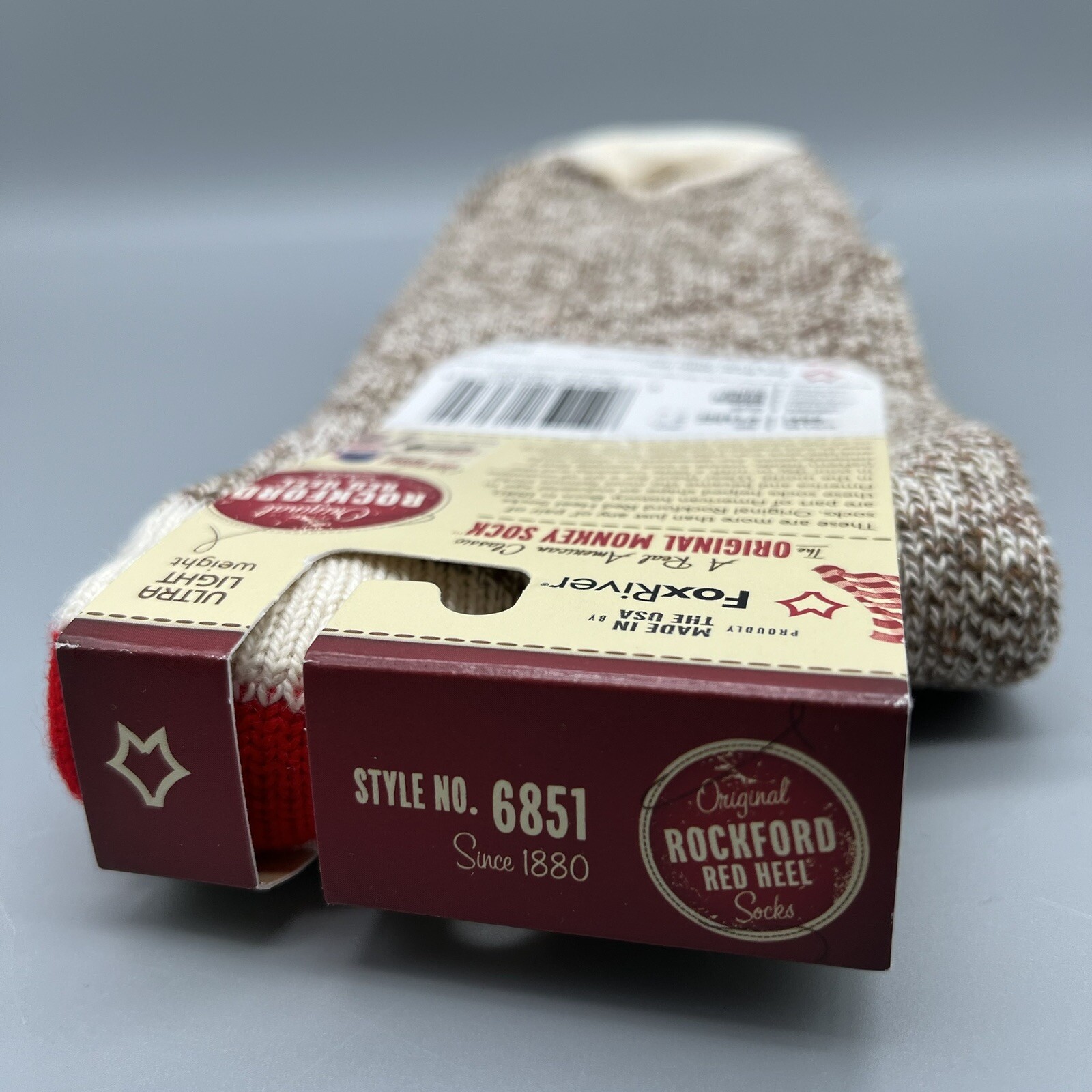 Fox River Original Rockford Red Heel Socks 2 Pairs NEW X-Large Sock ...