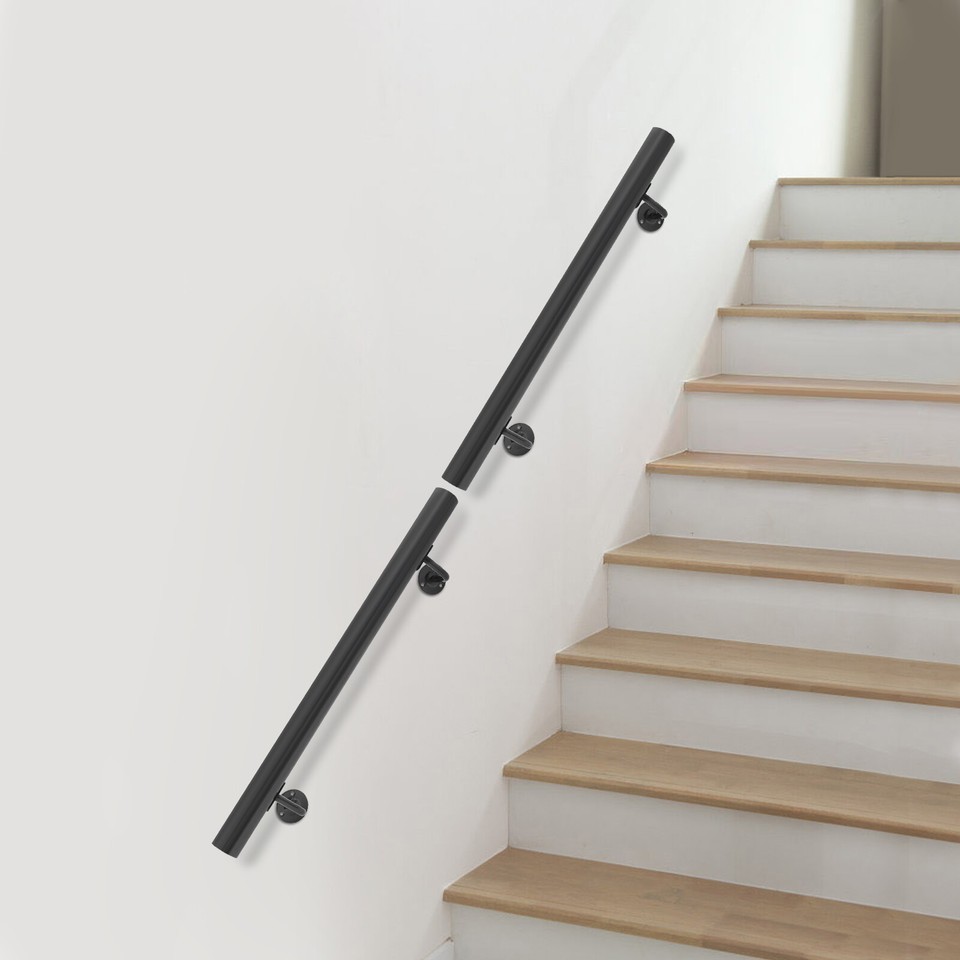 5FT Stair Handrail, Wall Mounted Stair Handrail, Stainless Steel Stair ...