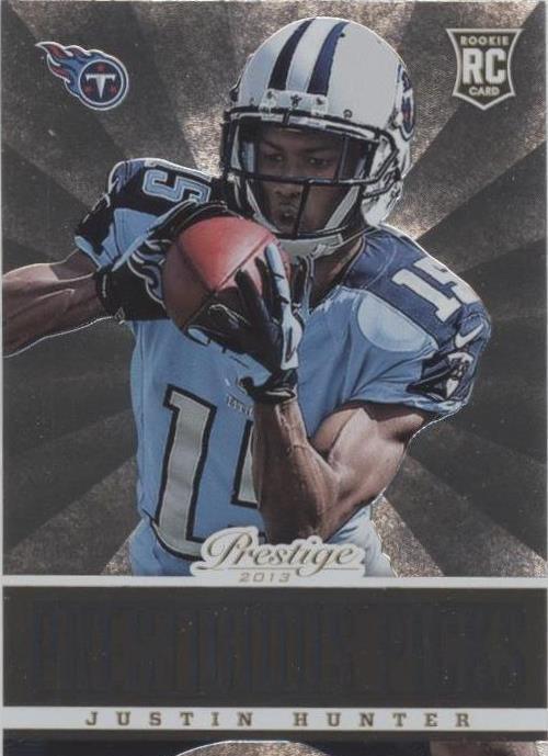 2013 Panini Prestige - Prestigious Picks Justin Hunter #12 Gold (RC ...