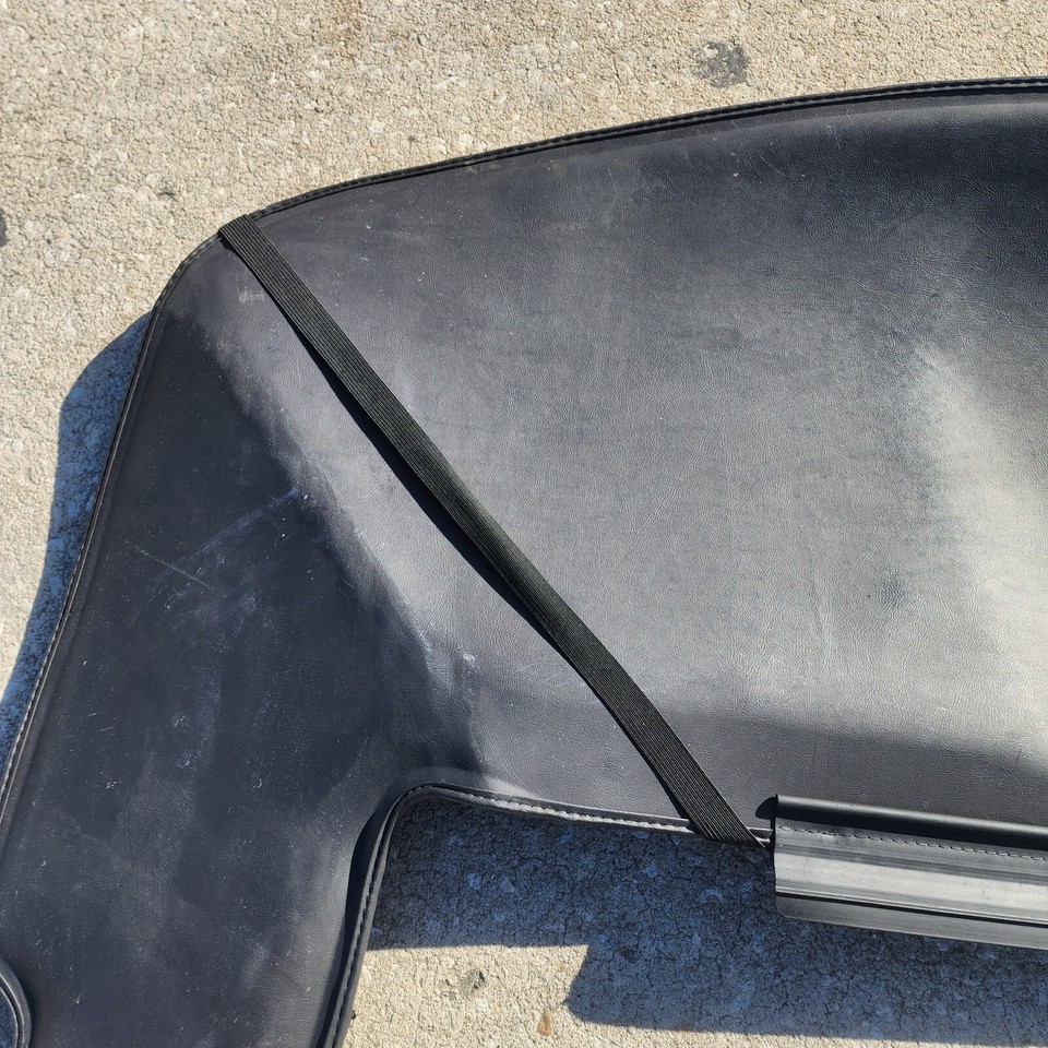 OEM 94-04 Ford Mustang CONVERTIBLE COVER Top Boot Tonneau Black Leather ...