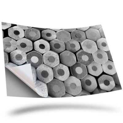 1 x Vinyl Sticker A2 - BW - Colouring Pencils Kids School #42723 | eBay UK