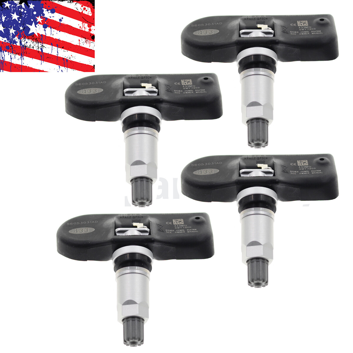 For 2008-2012 Chrysler Town & Country Dodge Grand Caravan Tire Pressure ...