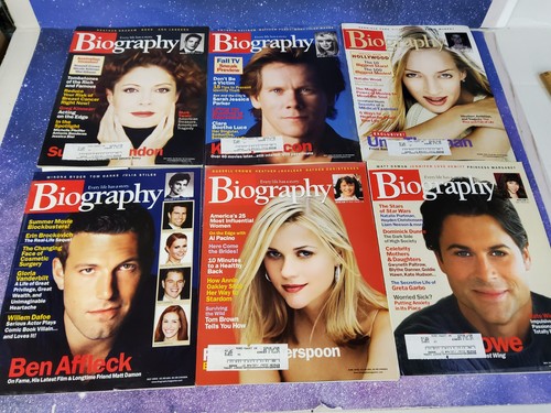 VTG Biography Magazines Lot of 10 Year 2002 ten months | eBay