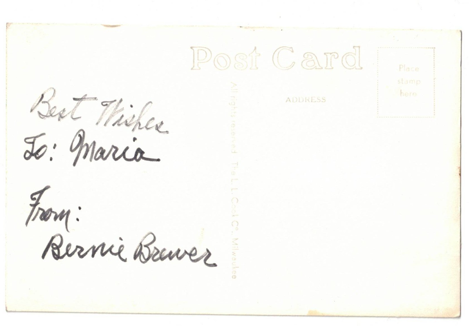 1970 Milwaukee Brewers Signed BERNIE BREWER Milt Mason Camping Trailer ...