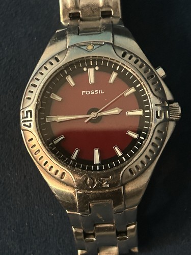 Fossil Men’s AM3540 Watch Color Changing Red Dial | eBay