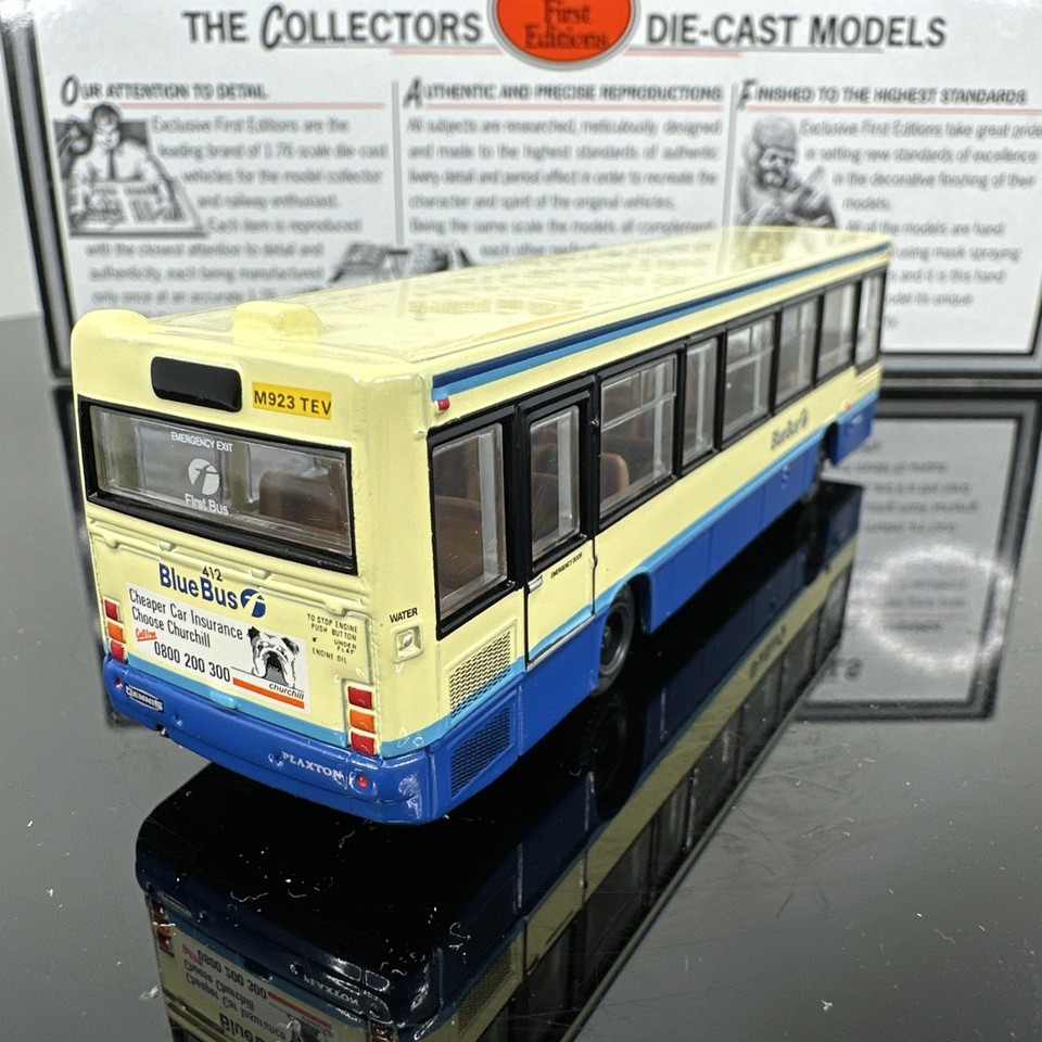EFE 20623 Plaxton Pointer Dart First Blue Bus 1/76 James Paget Hospital ...