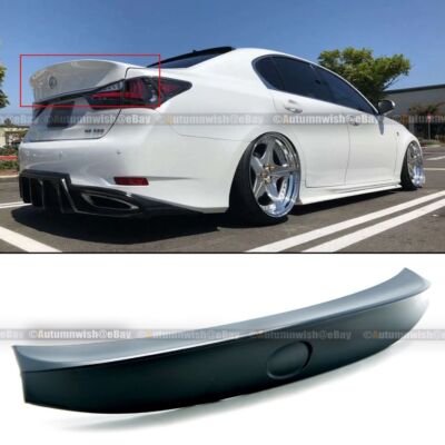 For 13-20 Lexus GS350 GS200T GSF WD Style Unpainted Trunk Lip Wing ...