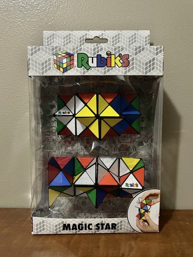 Rubik's Magic Star cube 2 Piece Fidget Toy Great Stocking Stuffer ...