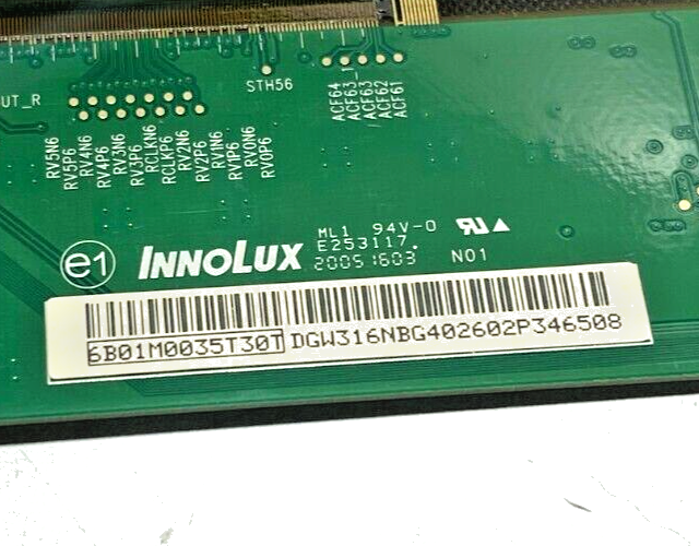 Innolux E253117 Ml1 94v-0 TV Board for sale online | eBay