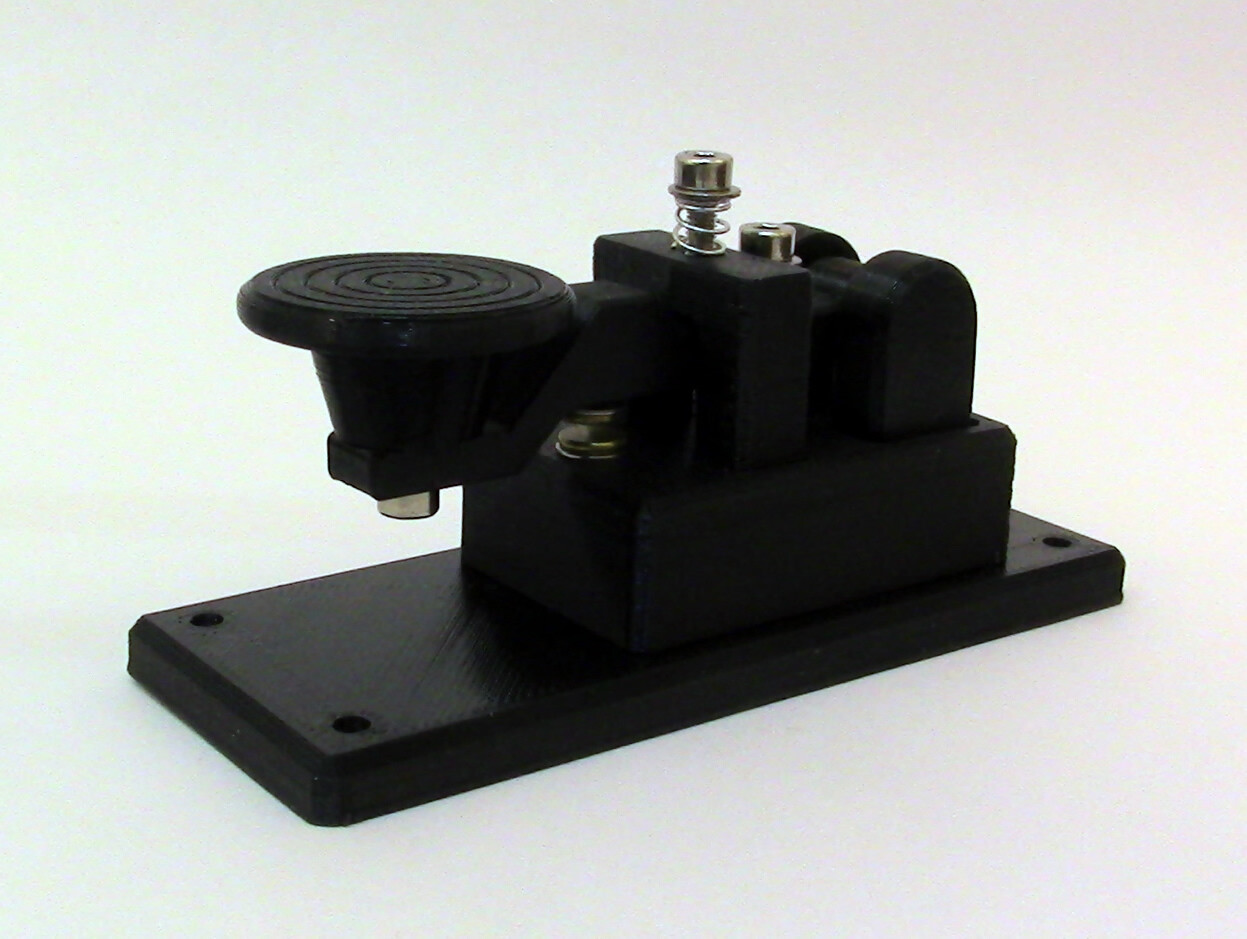 Black Lightweight Micro Morse Code Straight Key MADE IN USA! | eBay