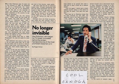 1978 TV ARTICLE MAX ROBINSON WTOP NEWS REPORTER WASHINGTON,D.C. | eBay