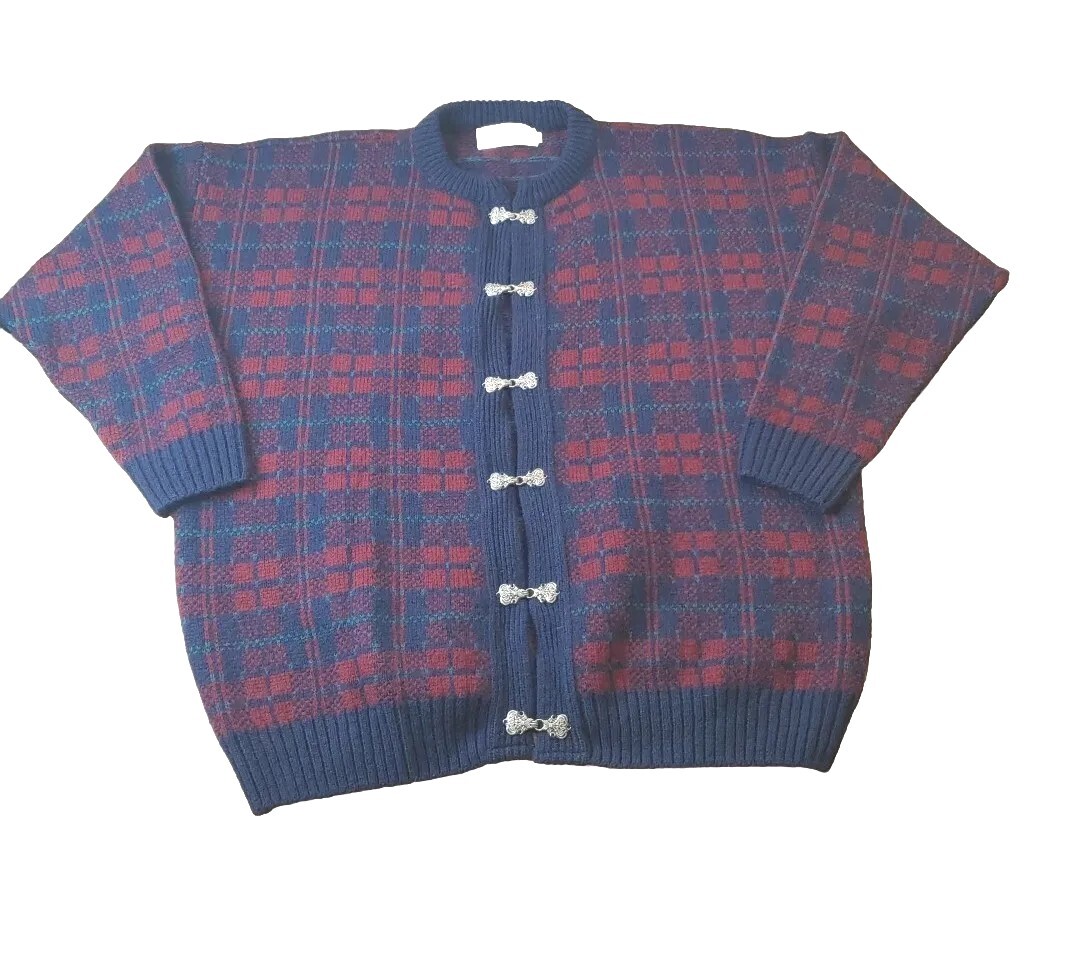 Nor'easterly Traditional Scotland Wool Sweater Cardig… - Gem