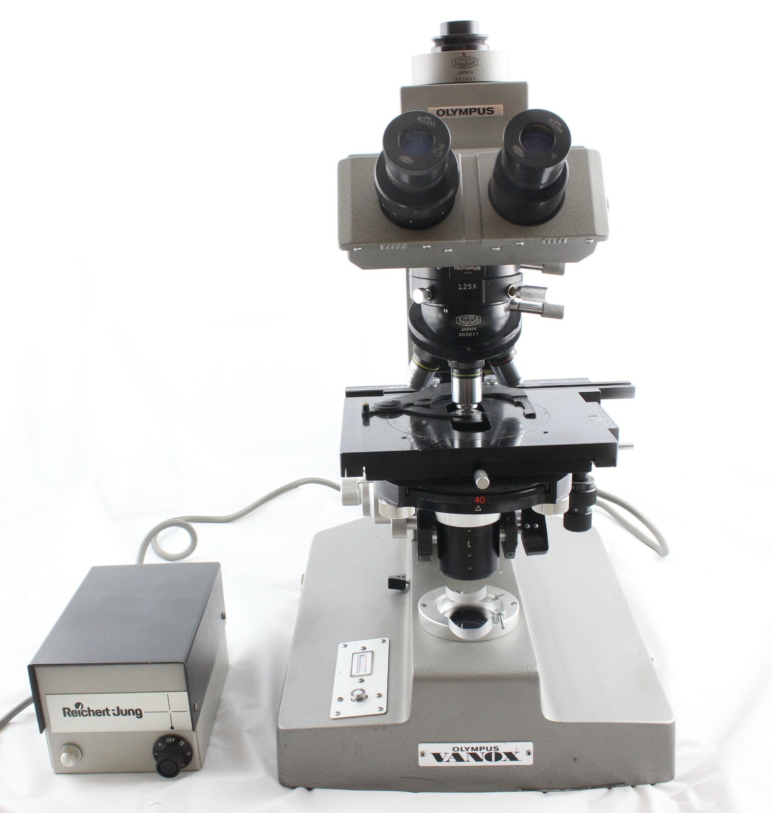 Olympus Vanox Transmitted Nomarski DIC Trinocular Microscope | eBay
