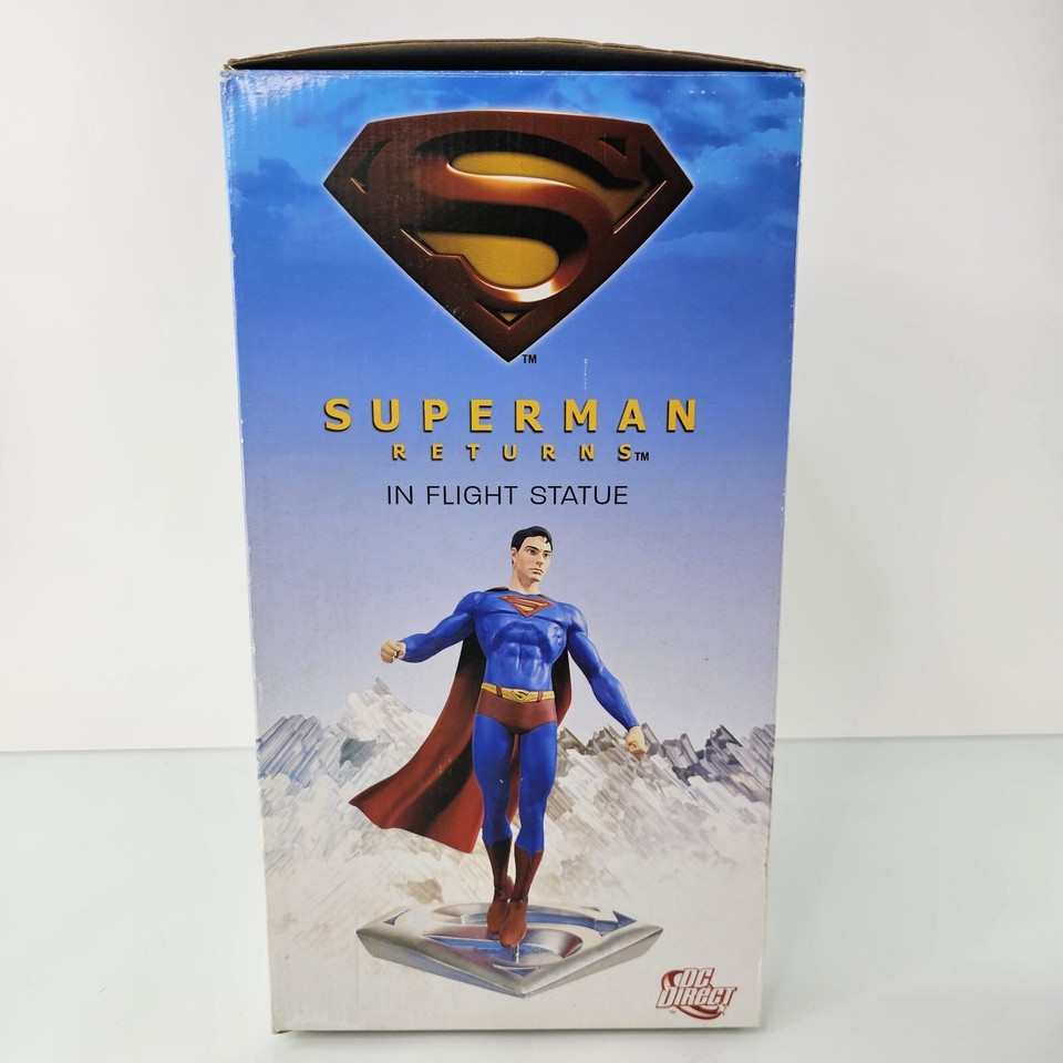 Superman Returns SUPERMAN IN FLIGHT Statue Limited #1271/2500 Comics DC Direct | eBay