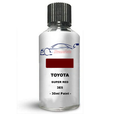 Touch Up Paint For Toyota Celica Super Red 3E5 Stone Chip Brush Scrape ...