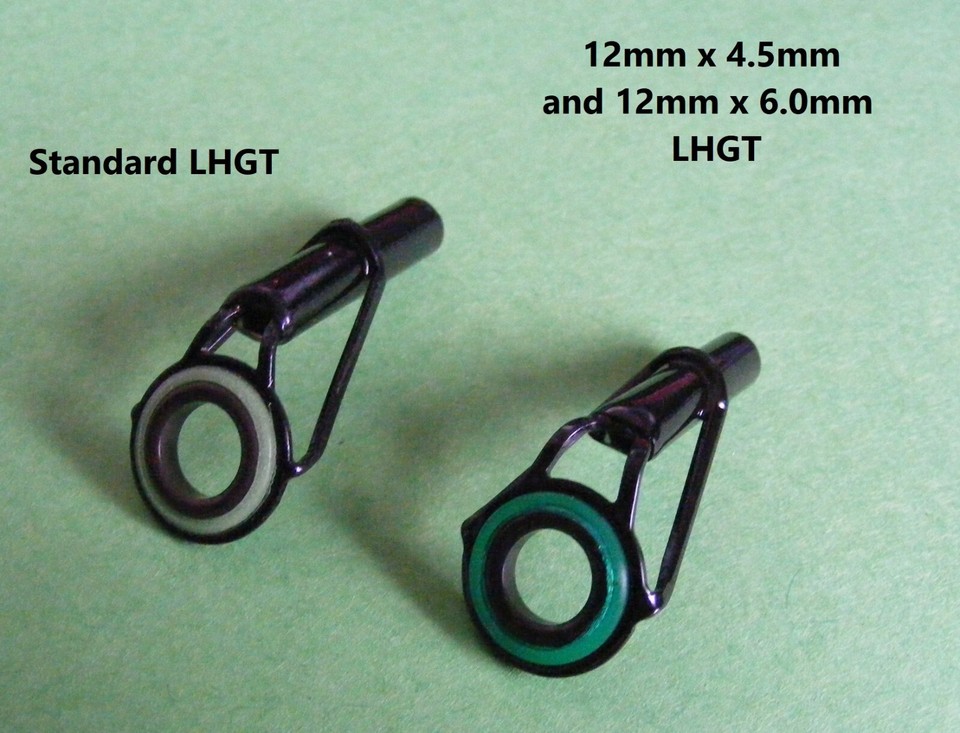 LHGT Green Rod Tip Eye Guide Carp Sea Fishing 8mm 10mm 12mm Ring | eBay UK