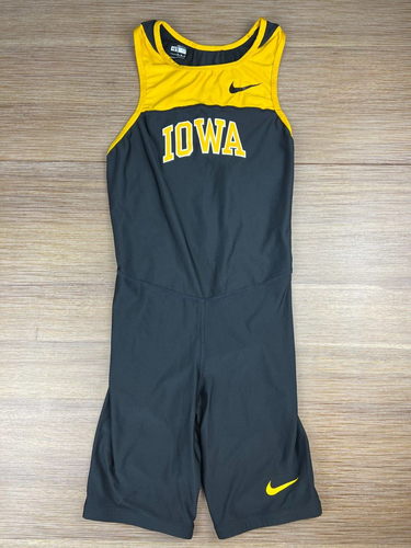 Nike Iowa Hawkeyes Team Issued Track & Field Tank Speedsuit Singlet Men ...