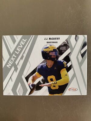 2024 SAGE JJ McCarthy Silver Next Level #80 | eBay