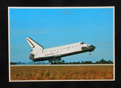 1980s? Space Shuttle Orbiter Discovery Landing Kennedy Space Center FL ...