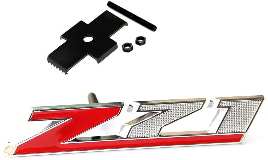 3x Grille Z71 Emblem + Z71 Badge for Car Chevy Silverado 1500 2500Hd ...