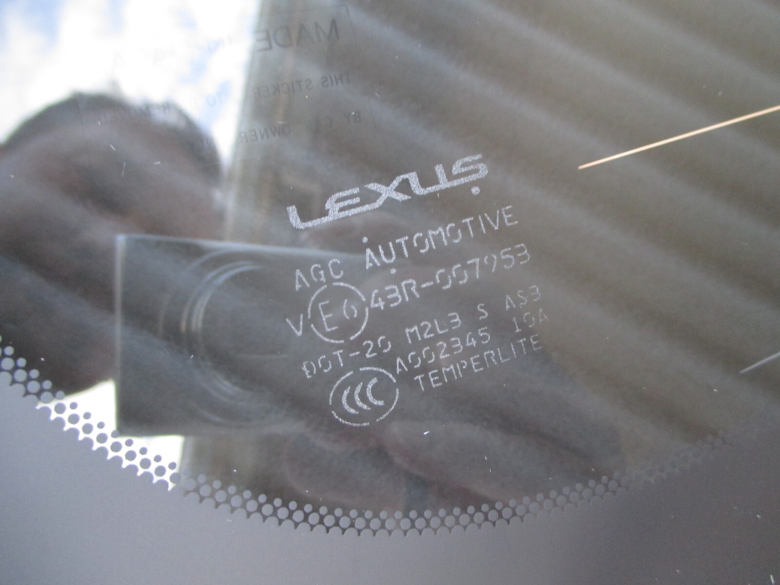 2010-2021 Lexus GX460 Quarter Glass ASSY OEM RH STATIONARY GLASS OEM | eBay