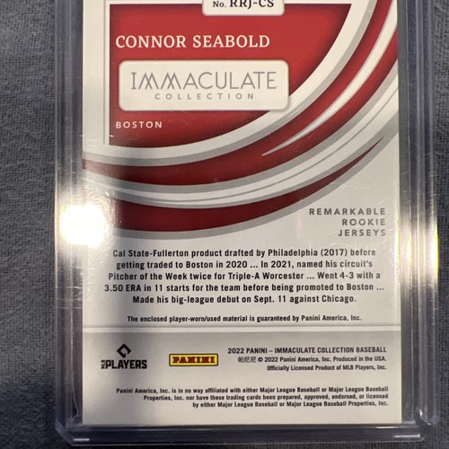 2022 Panini Immaculate Collection - Remarkable Rookie Jerseys Red #RRJ-CS 35/49 | eBay