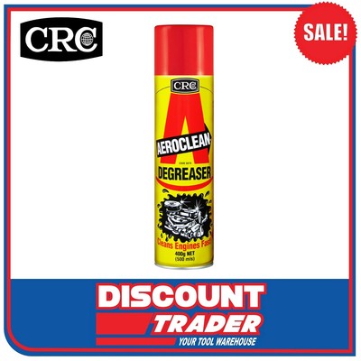 CRC Aeroclean Degreaser - Cleans Engines Fast 400g NET (500mls) - 5070 ...