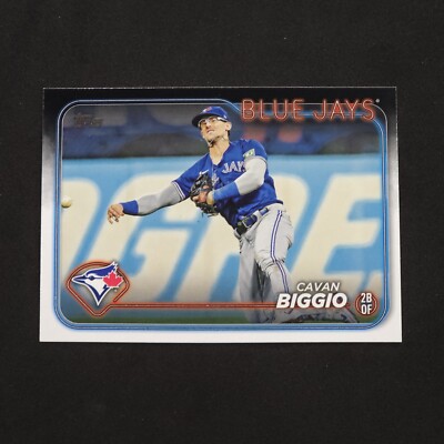 Cavan Biggio Base Card 2024 Topps Series 1 Baseball #47 Toronto Blue ...