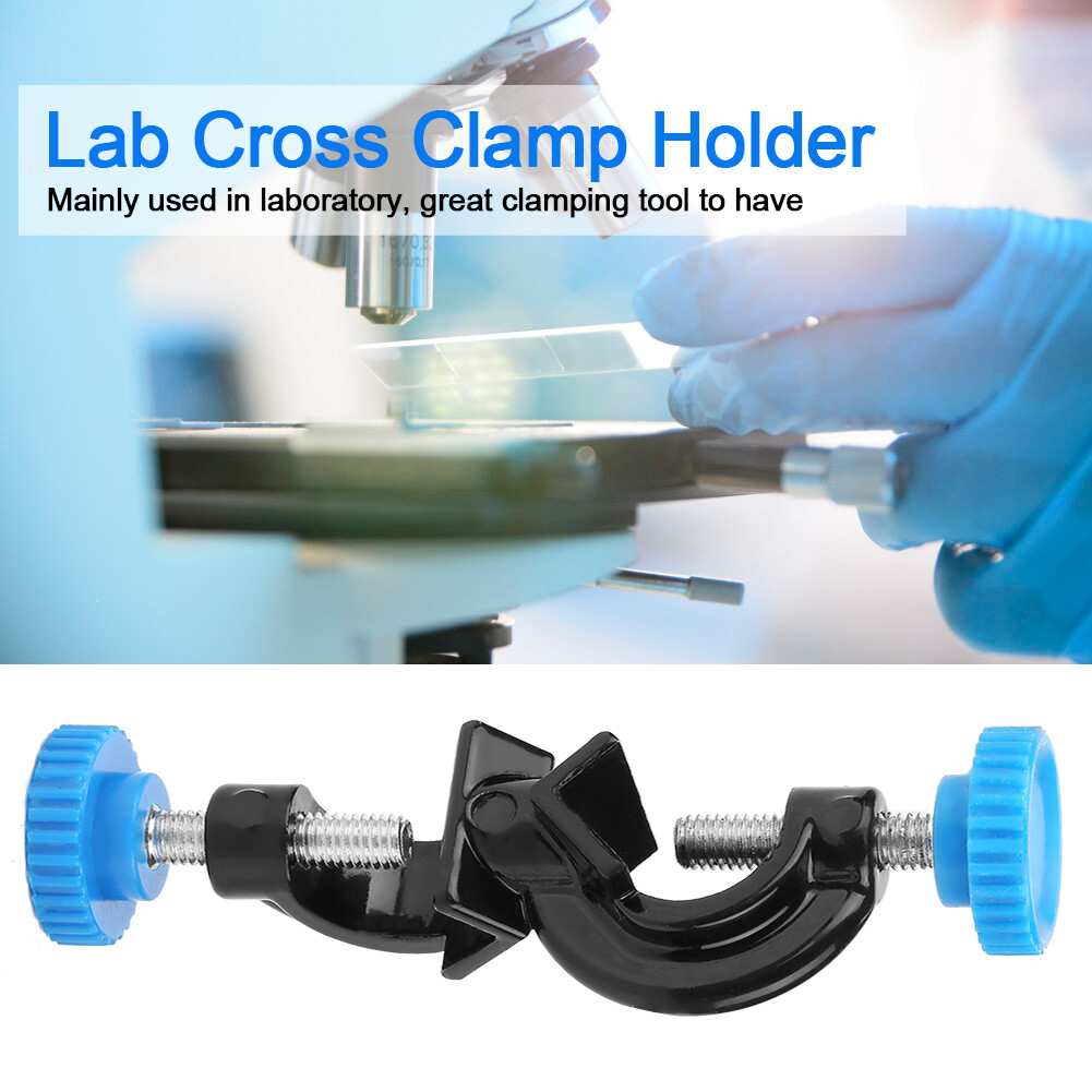 2Pcs Large Laboratory Clamp Holder Rods Stand Rack Claw Clip Grip ...
